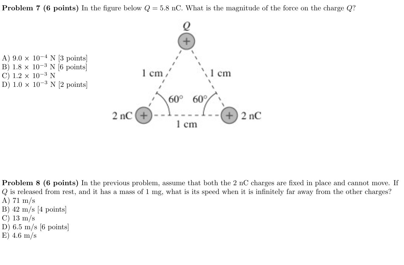 Solved Problem 8 (6 ﻿points) ﻿In the previous problem, | Chegg.com