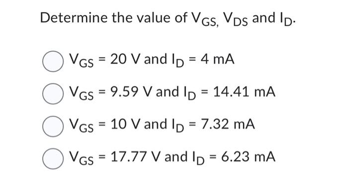 Solved The NMOS in the circuit shown has the following | Chegg.com