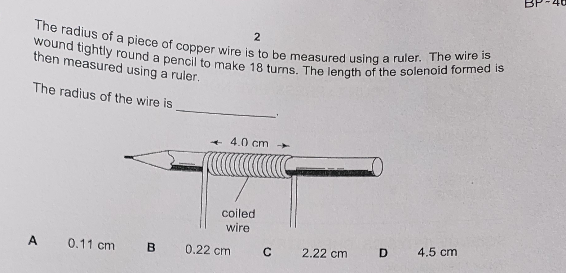 Solved 2The radius of a piece of copper wire is to be | Chegg.com