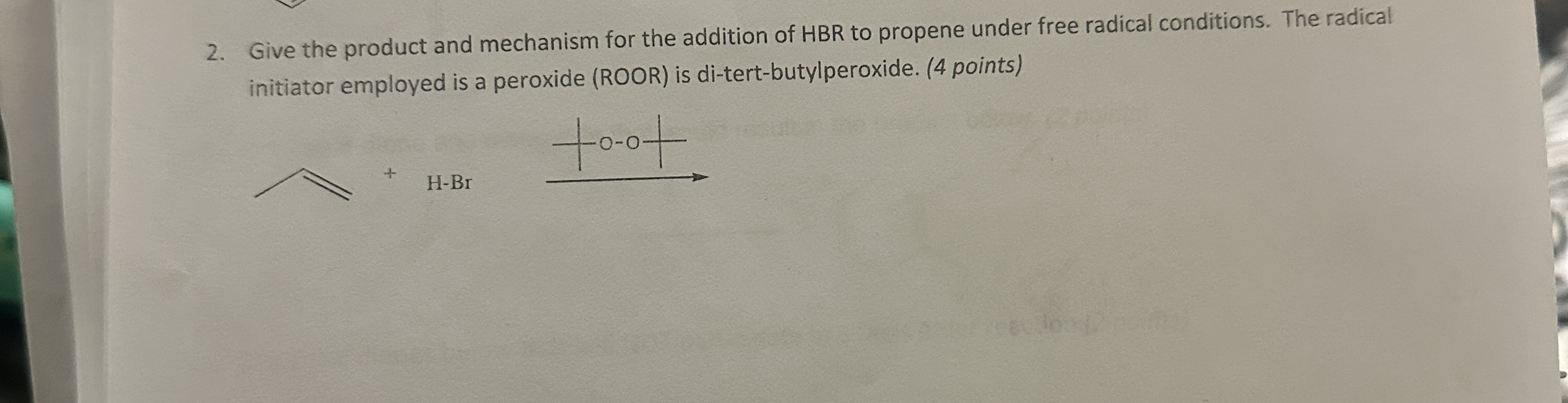 Solved Give the product and mechanism for the addition of | Chegg.com