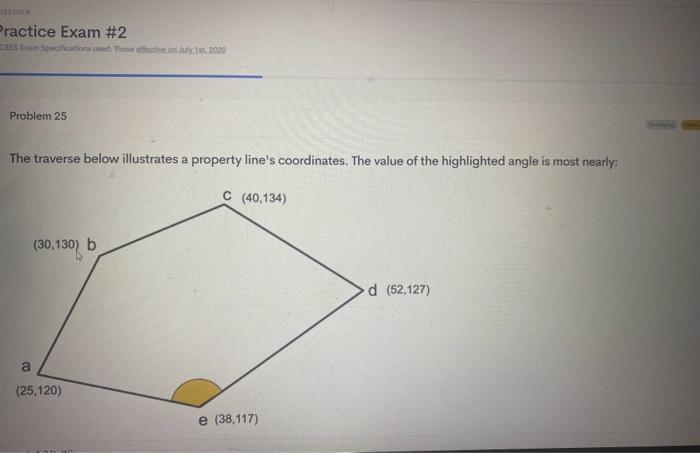 Solved The traverse below illustrates a property line's | Chegg.com