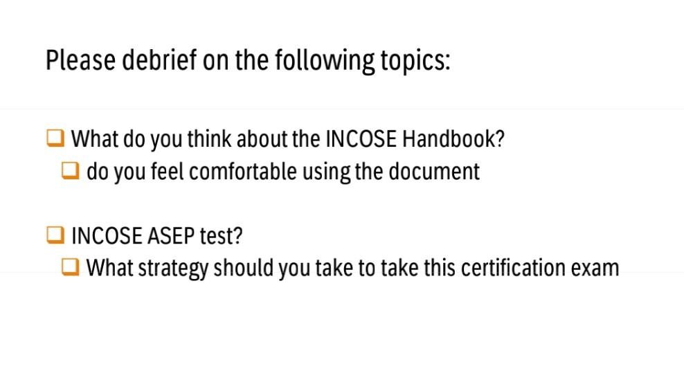 Solved Please debrief on the following topics: What do you | Chegg.com