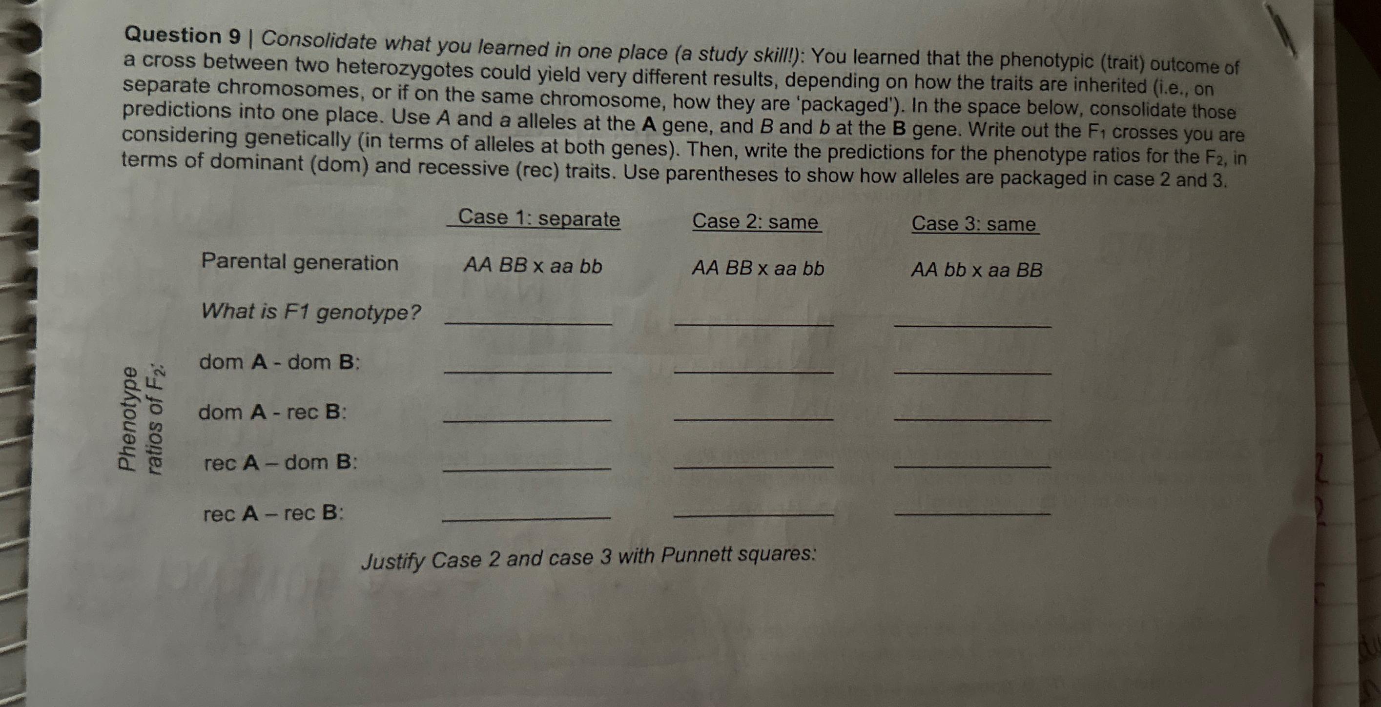Solved Question 9 | ﻿Consolidate what you learned in one | Chegg.com