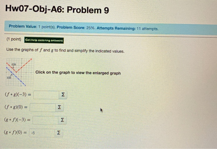 Solved Hw07 Obj A6 Problem 9 Problem Value 1 Points 
