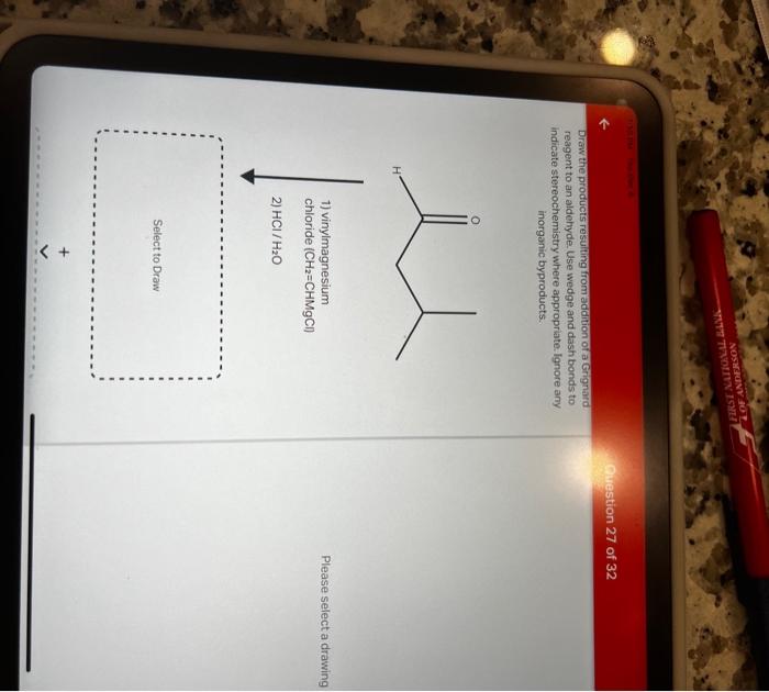 Solved Draw the products resulting from addition of a | Chegg.com