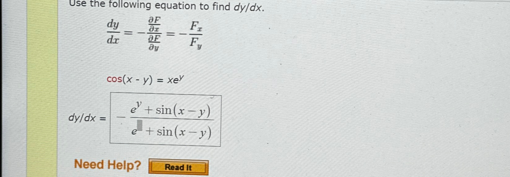 Solved Use the following equation to find | Chegg.com
