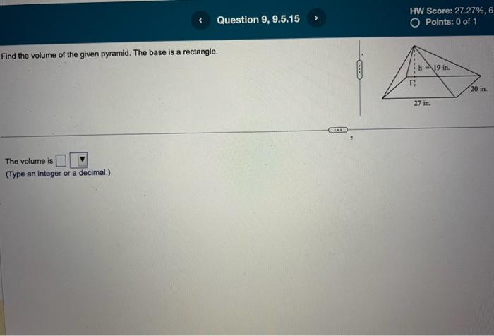 Solved One of the ancient stone pyramids in Egypt has a | Chegg.com