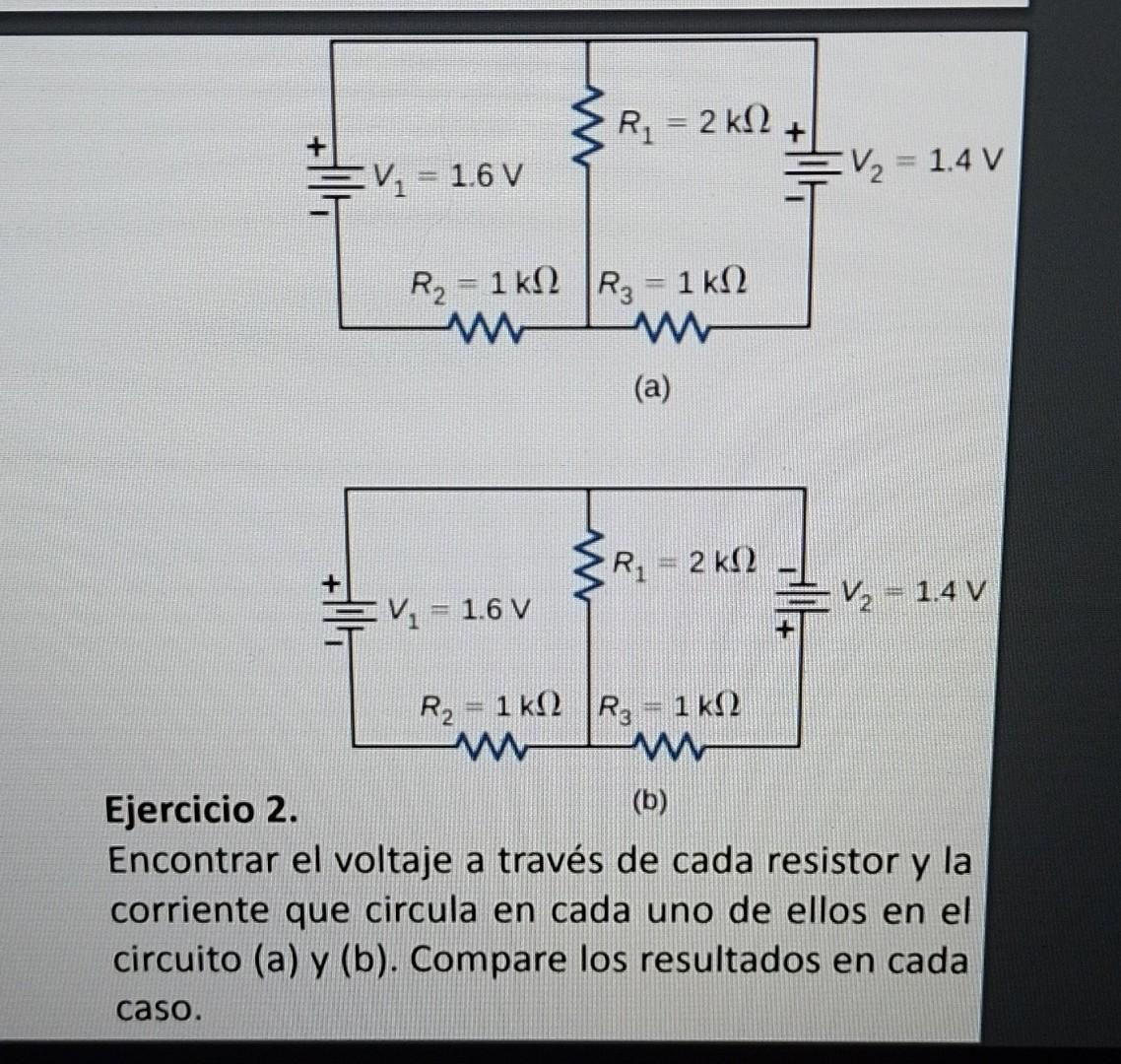 Solved Find the voltage across each resistor and the current | Chegg.com