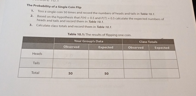 Solved The Probability of a Single Coin FlipToss a single | Chegg.com