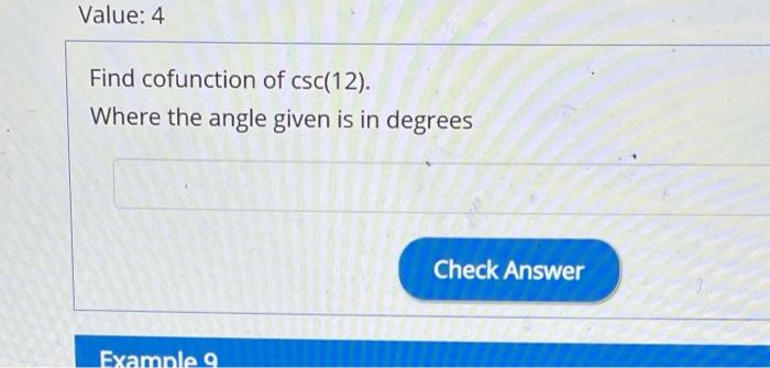 Solved Practice Problem 11 Value: 13 The angle x is acute, | Chegg.com Solved Practice Problem 11 Value: 13 The angle x is acute, | Chegg.com