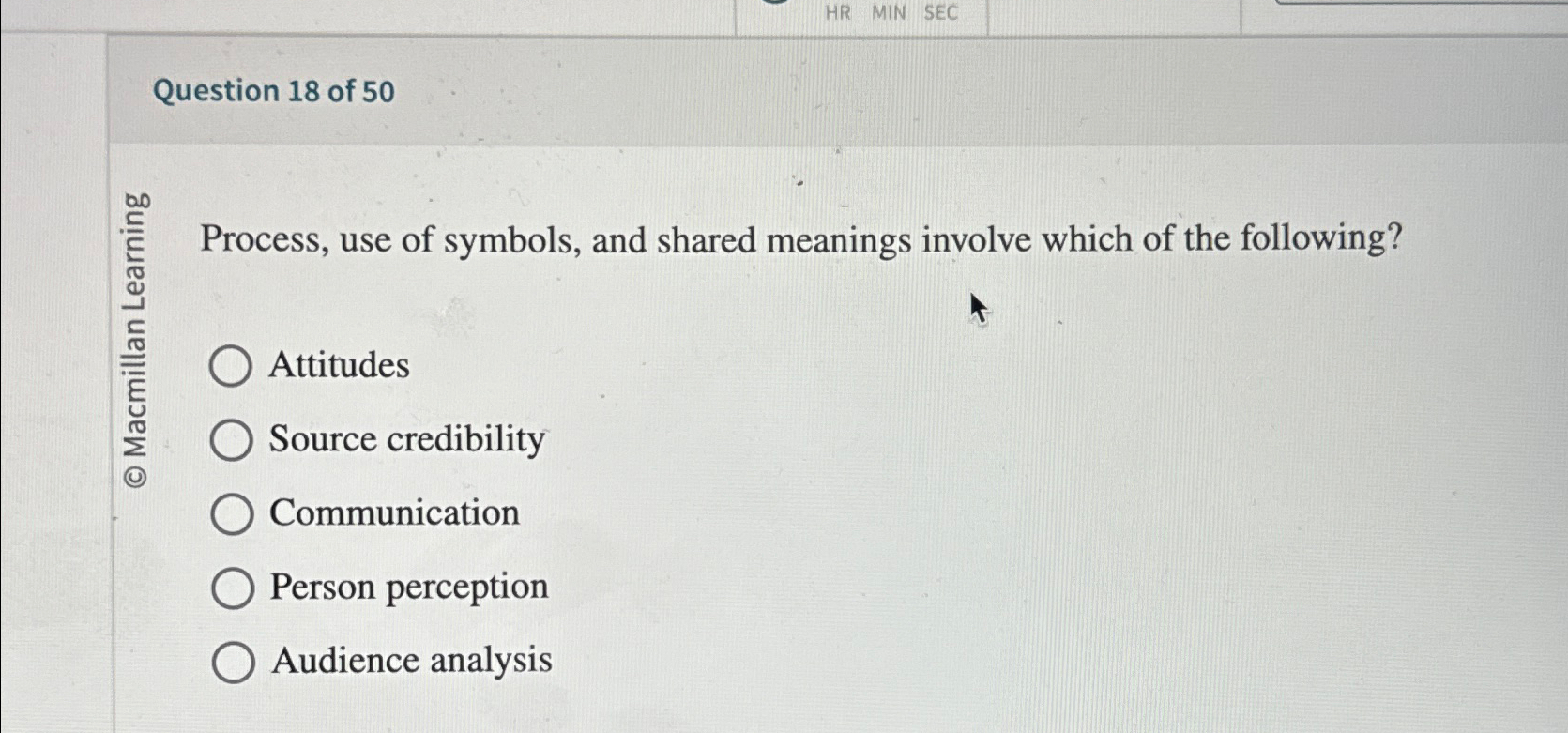 Solved Question 18 ﻿of 50Process, use of symbols, and shared | Chegg.com