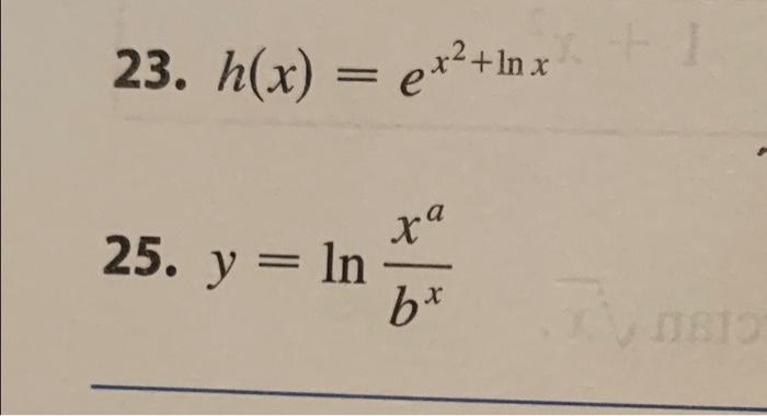 Solved 1. Explain why the natural logarithmic function y=lnx | Chegg.com