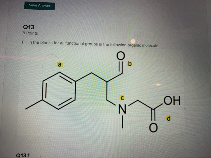 Solved Save Answer Q13 8 Points Fill in the blanks for all | Chegg.com