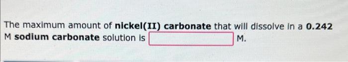 Solved The molar solubility of manganese(II) hydroxide in a | Chegg.com