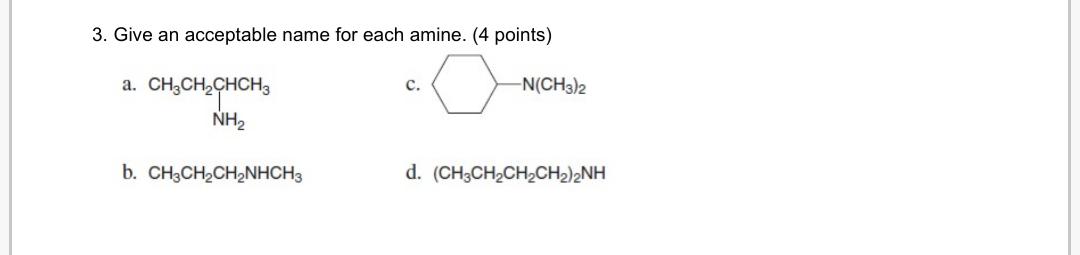 Solved 3. Give an acceptable name for each ester. (3 points) | Chegg.com