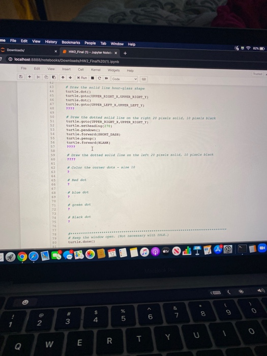 Solved Prob 2. [30 points) Turtle Graphics Drawings Use the | Chegg.com