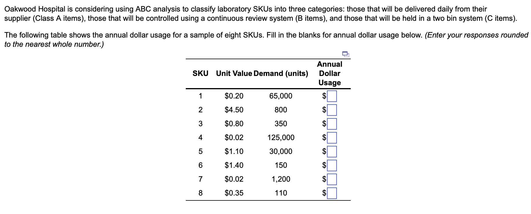 Solved inventory management production and service system | Chegg.com