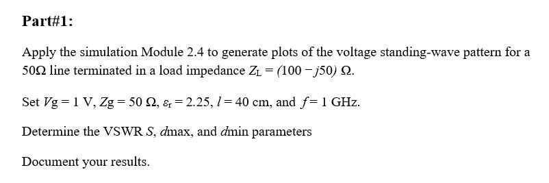 Solved Apply the simulation Module 2.4 to generate plots of | Chegg.com