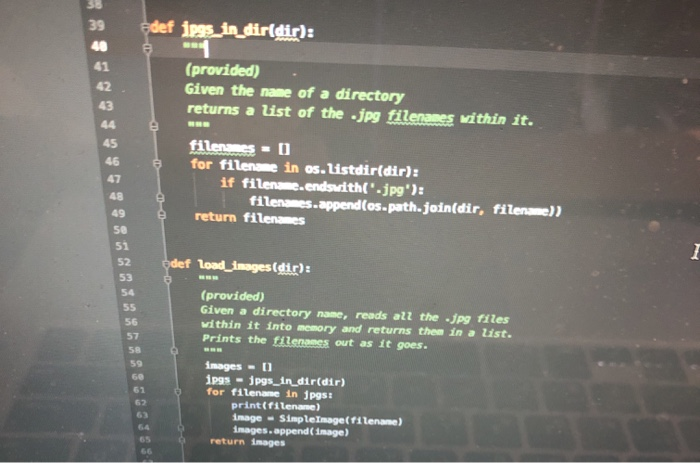 Solved 3. solve(images) This is a high level function, | Chegg.com