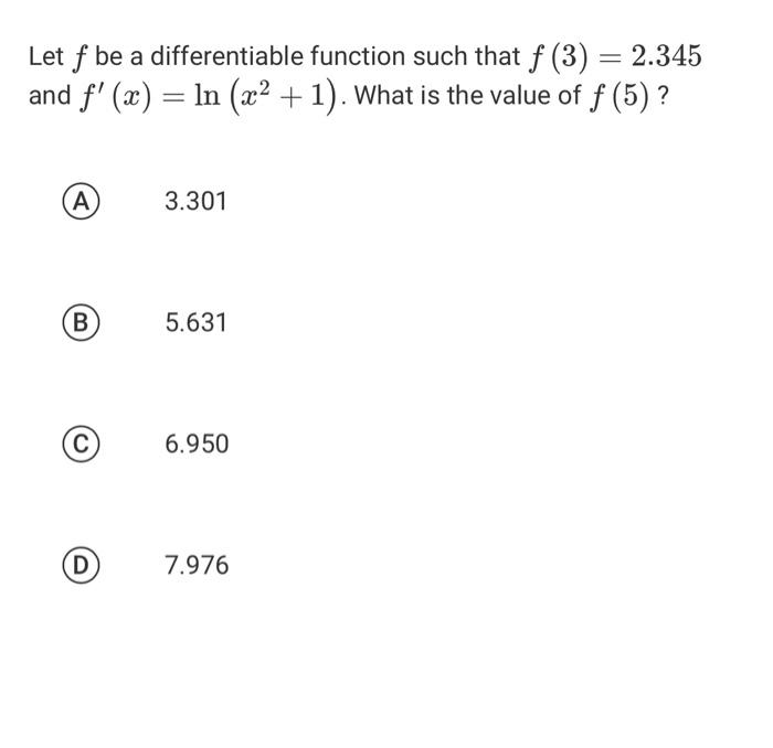 Solved Selected values of the twice-differentiable function | Chegg.com