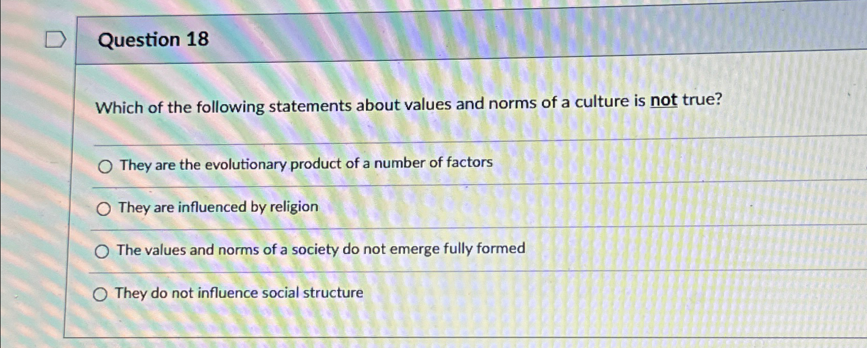 Solved Question 18Which of the following statements about | Chegg.com Solved Question 18Which of the following statements about | Chegg.com