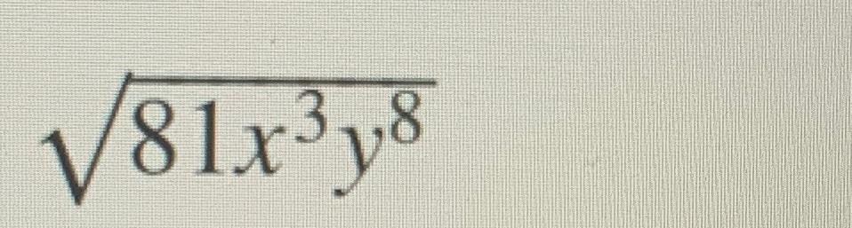 Solved 81x3y82 | Chegg.com