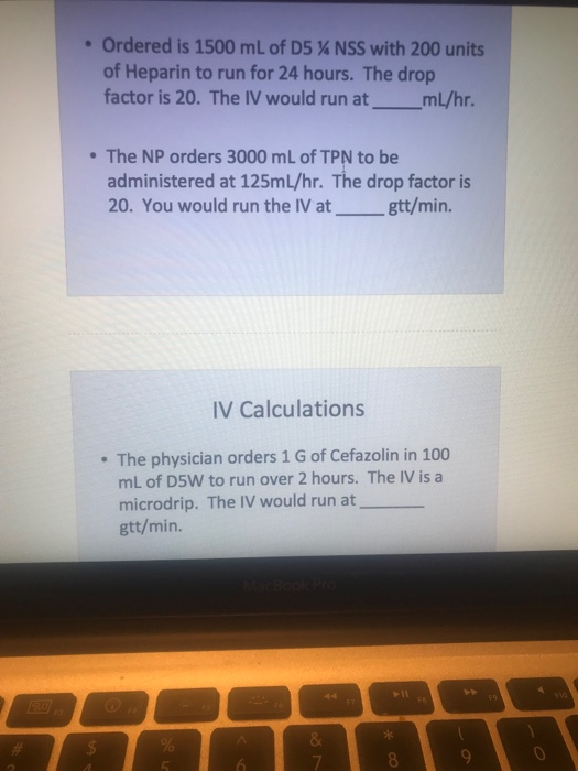 Solved • Ordered is 1500 mL of D5 % NSS with 200 units of | Chegg.com