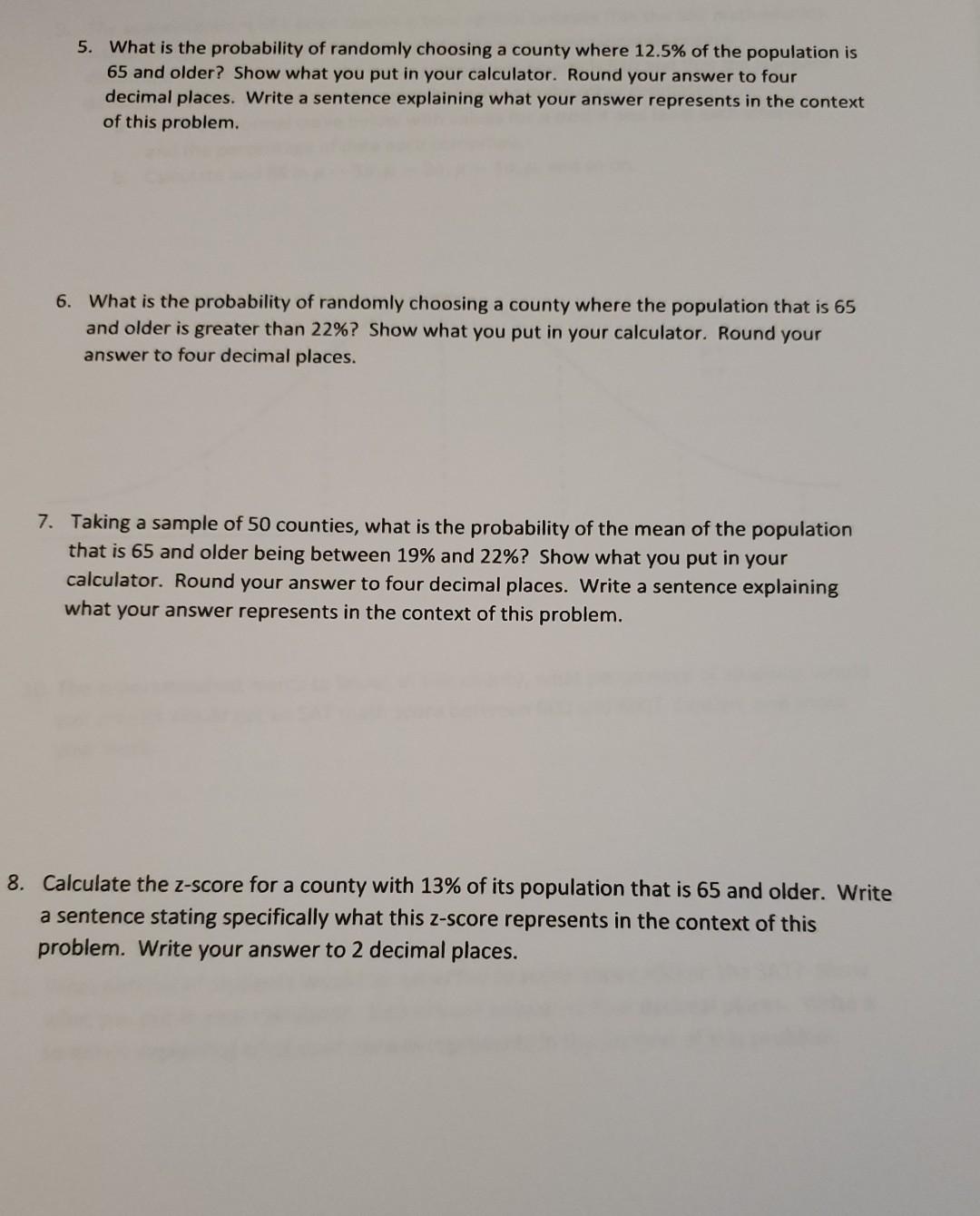 Solved In this lab you will use census data from a sample of | Chegg.com