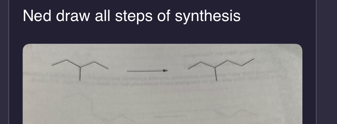 Solved Need draw all steps of synthesis | Chegg.com