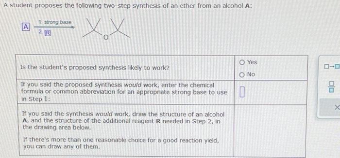 Solved A student proposes the following two-step synthesis | Chegg.com