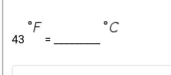 Solved °C F 43 = | Chegg.com