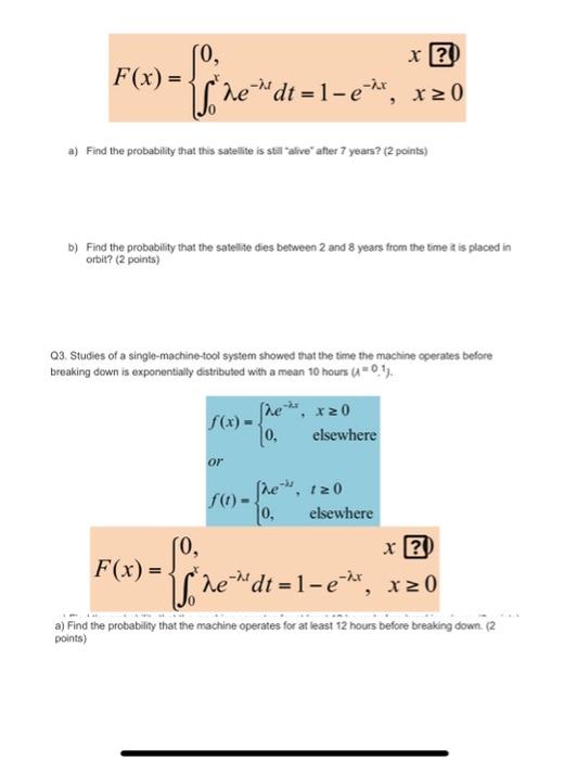 Q1. Find the probability density function for | Chegg.com