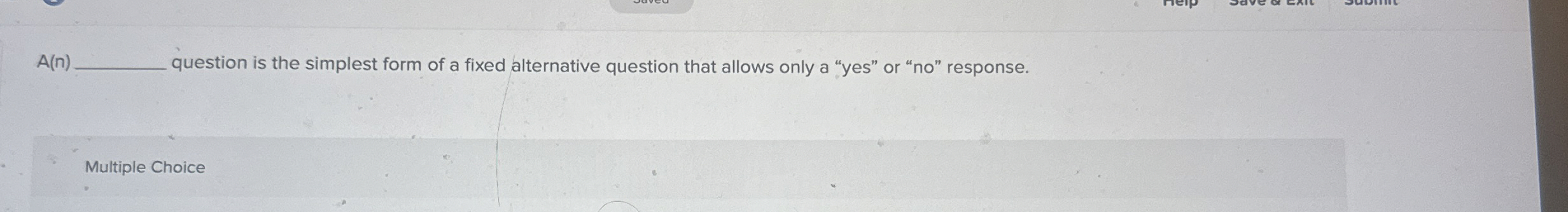 Solved A(n)question is the simplest form of a fixed | Chegg.com