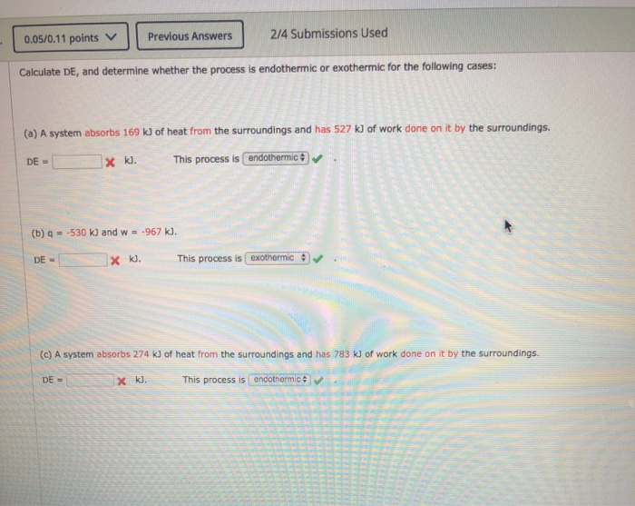 Solved 0.05/0.11 points Previous Answers 2/4 Submissions | Chegg.com