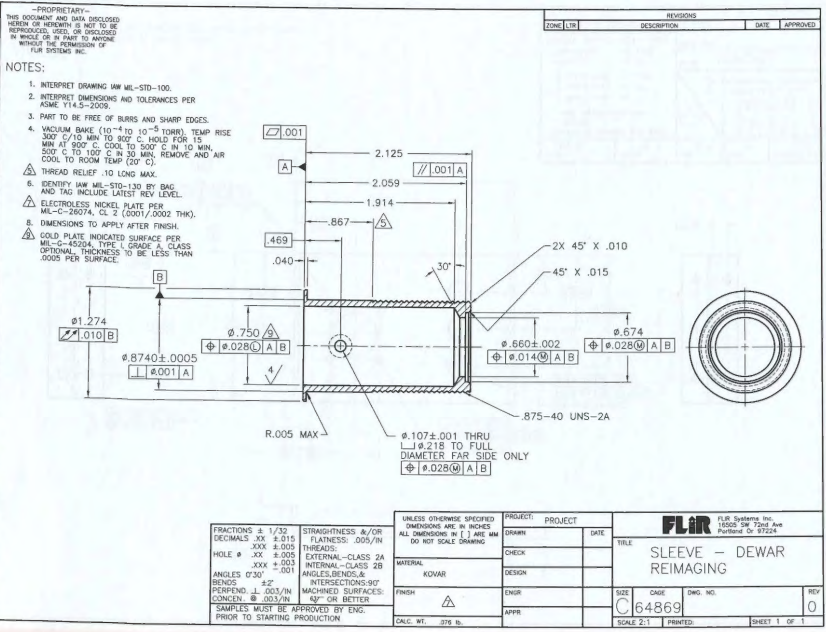 Solved E) ﻿What is the geometric tolerance? | Chegg.com
