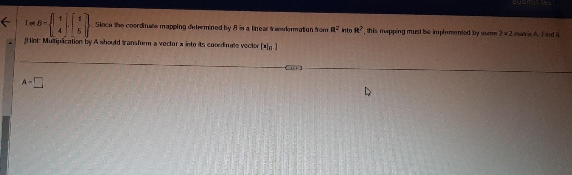 Solved [Hint: Multiplication by A should transform a vector | Chegg.com