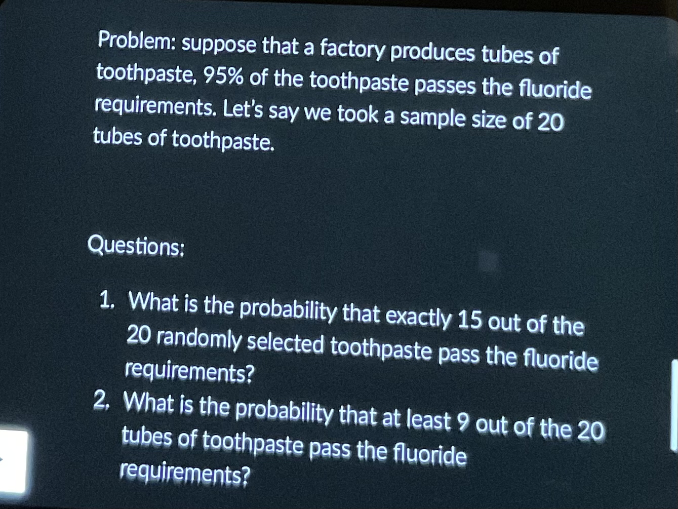 Solved Problem: suppose that a factory produces tubes of | Chegg.com