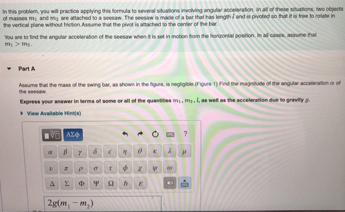 Solved Learning Goal: To understand and apply the formula T | Chegg.com