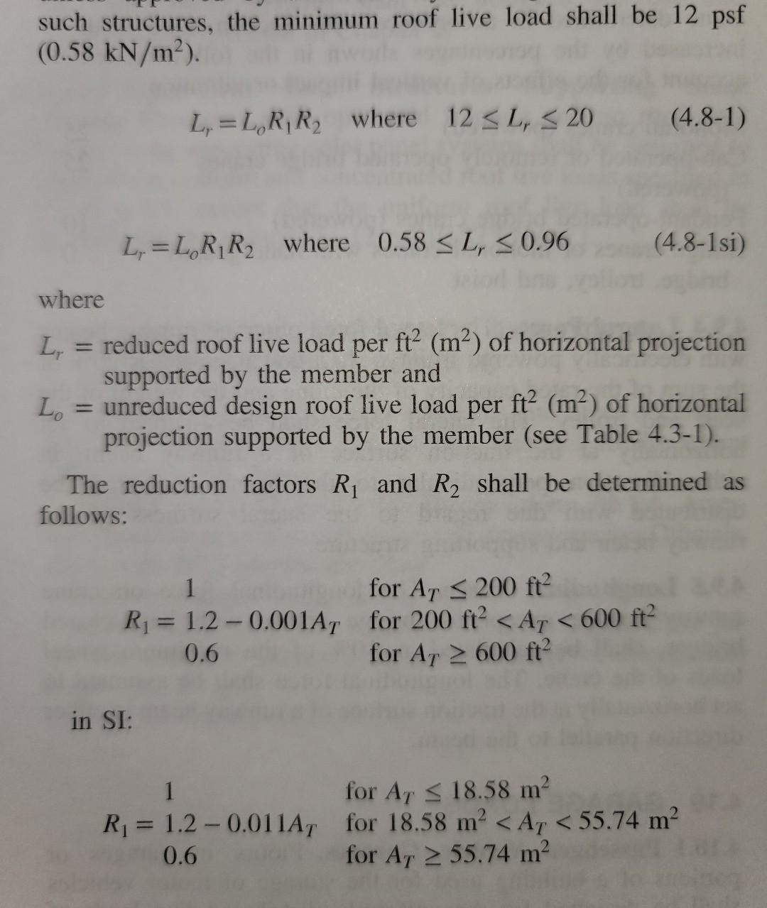 Solved Use ASCE 7-16 Code Given: At A Roof framing plan and | Chegg.com