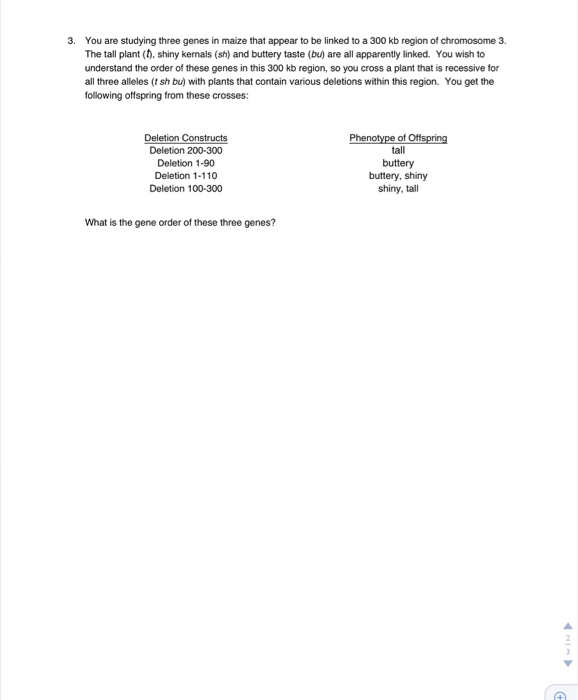 Solved Linkage and Mapping Practice BIOL260 Genetics Fall | Chegg.com