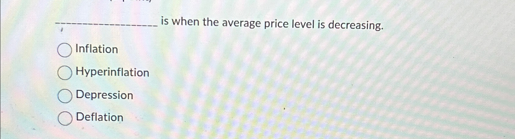 Solved is when the average price level is | Chegg.com