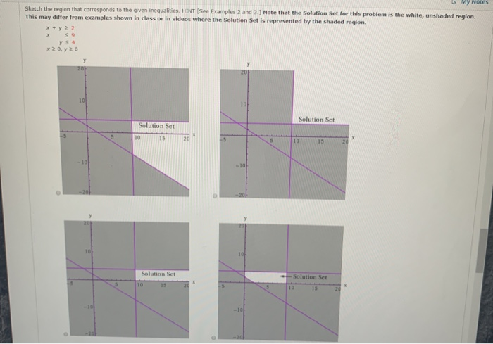 Solved Sketch the region that corresponds to the given | Chegg.com