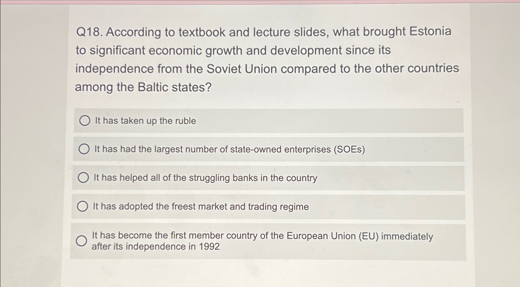 Solved Q18. ﻿According to textbook and lecture slides, what | Chegg.com