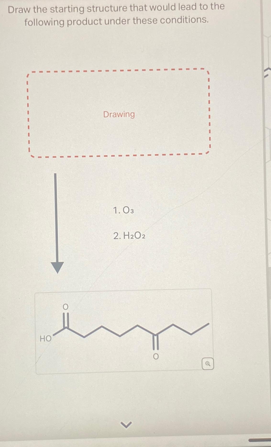 Solved Will upvote draw the starting structure that would | Chegg.com