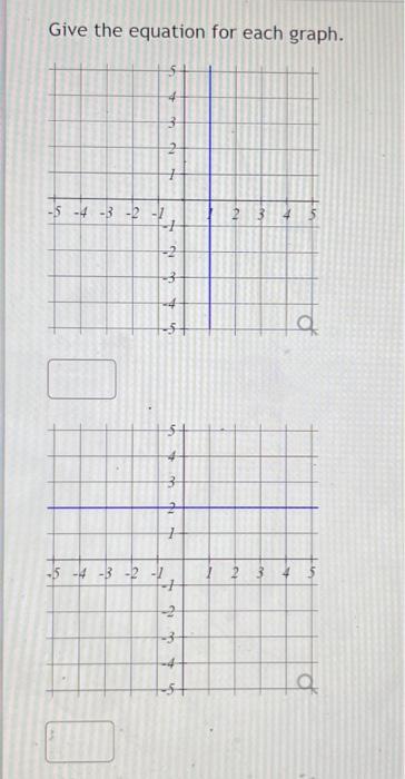 Solved Give the equation for each graph. | Chegg.com