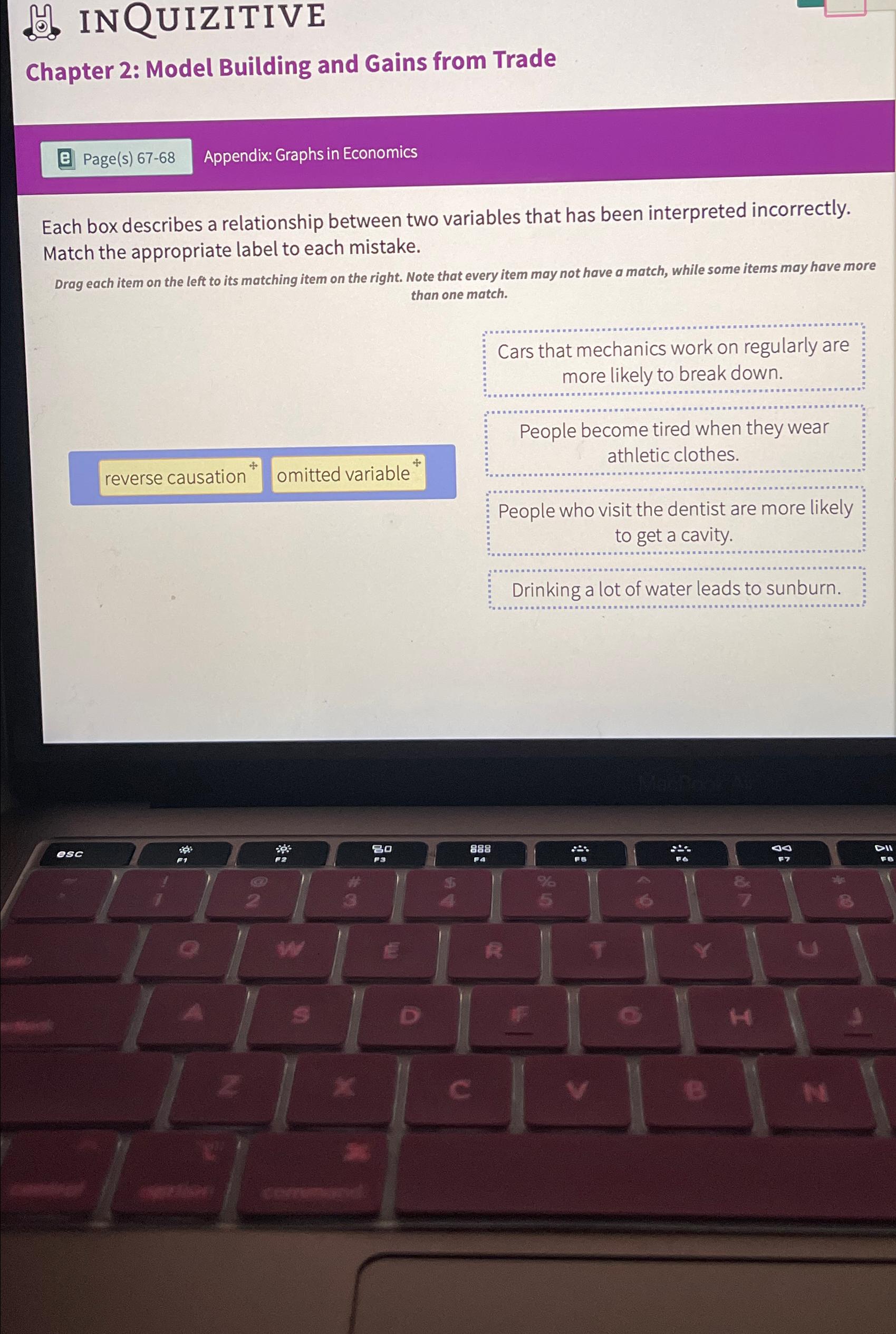 Solved INQUIZITIVEChapter 2: Model Building and Gains from | Chegg.com