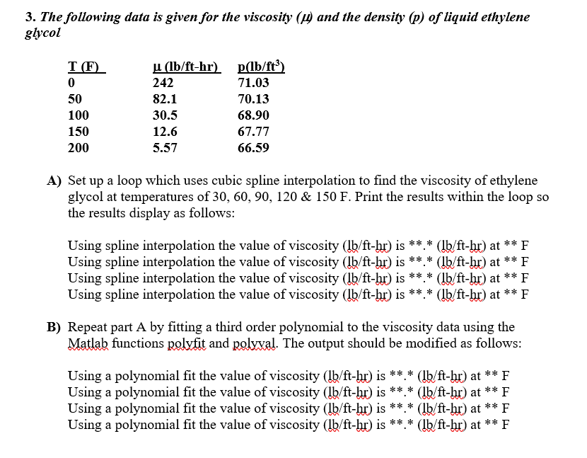 Solved Write A Mathlab Code To Solve Show Results For The