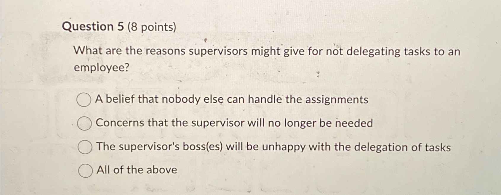 Solved Question 5 (8 ﻿points)What are the reasons | Chegg.com