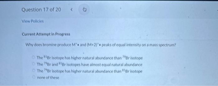 Solved Current Attempt in Progress Which of the chemicals | Chegg.com