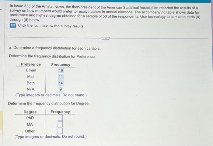 Solved In Issue 338 of the Amstat News, the then-president | Chegg.com Solved In Issue 338 of the Amstat News, the then-president | Chegg.com